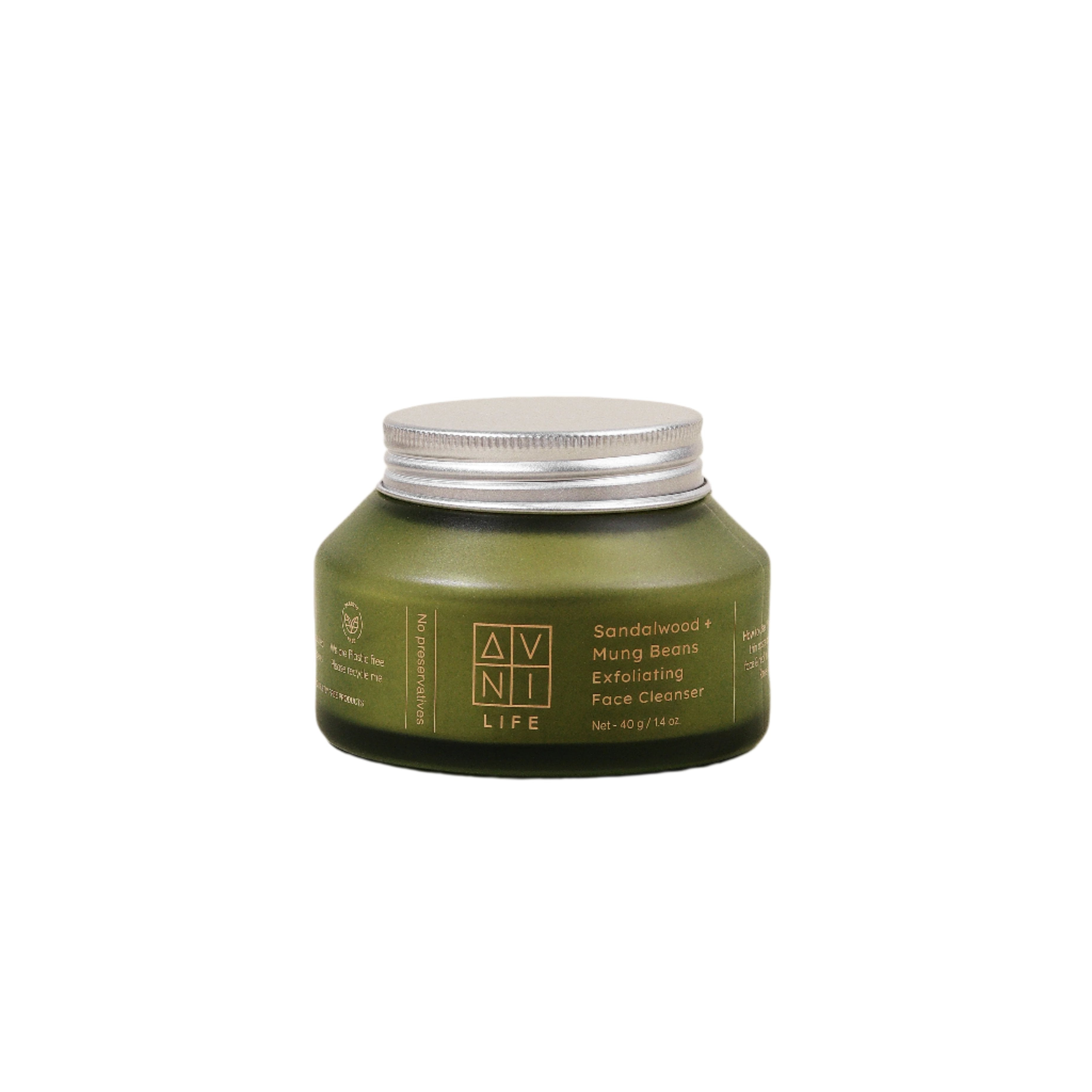 Sandalwood + Mung Beans Exfoliating Face Cleanser – The Rani Glow